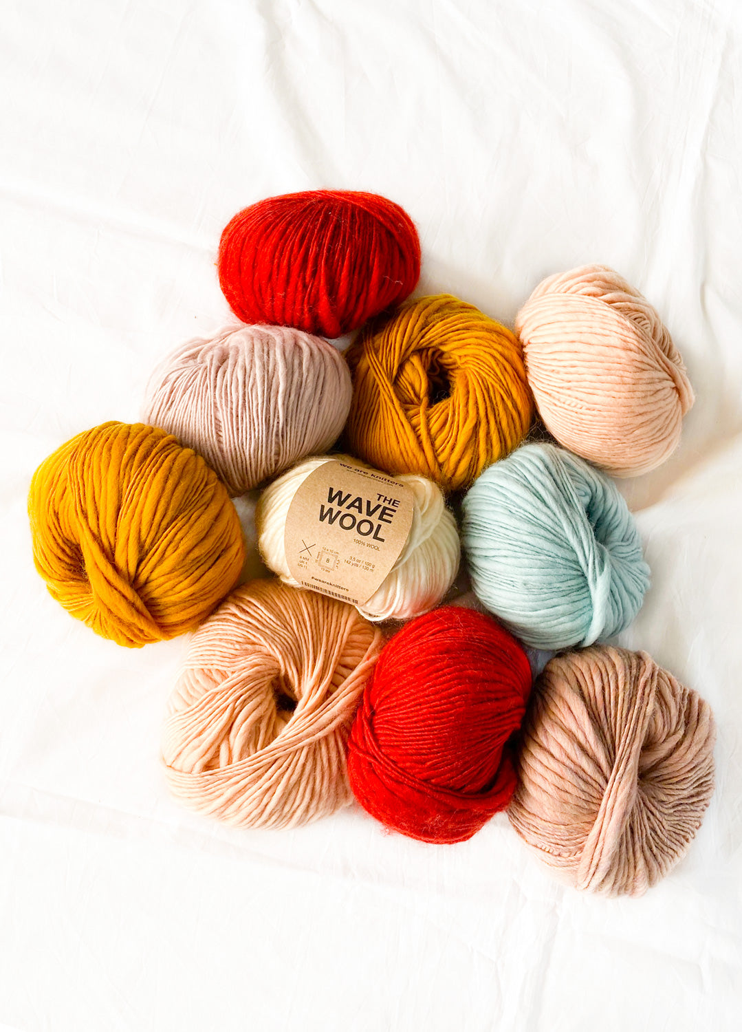 10 Pack of Wave Yarn Balls – We Are Knitters