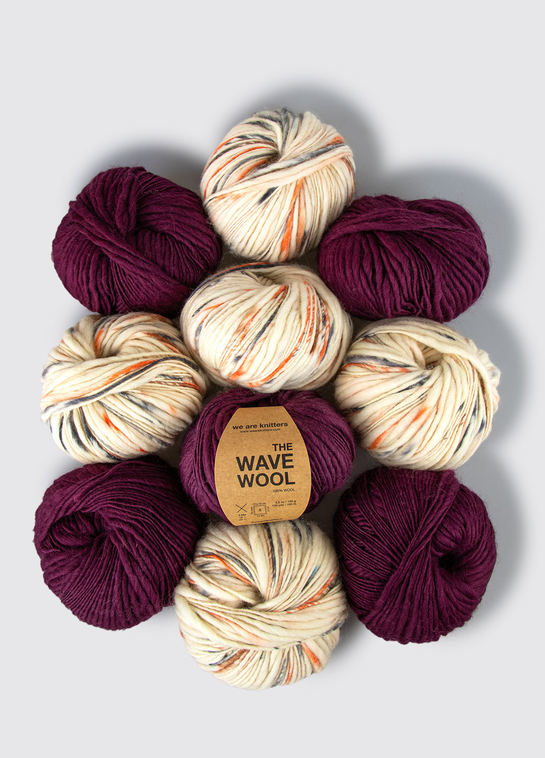 10 Pack of Wave Yarn Balls – We Are Knitters