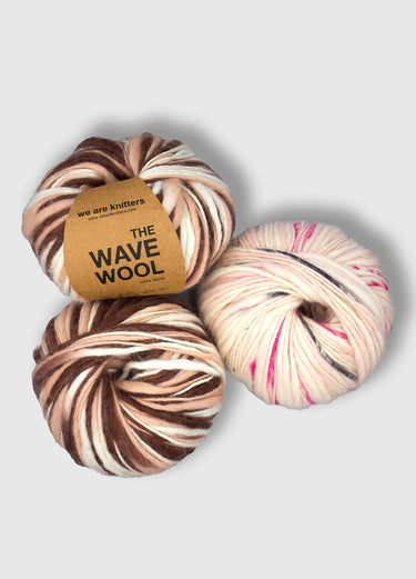 The Wave wool is extremely soft and easy to knit with. Thanks to its ...