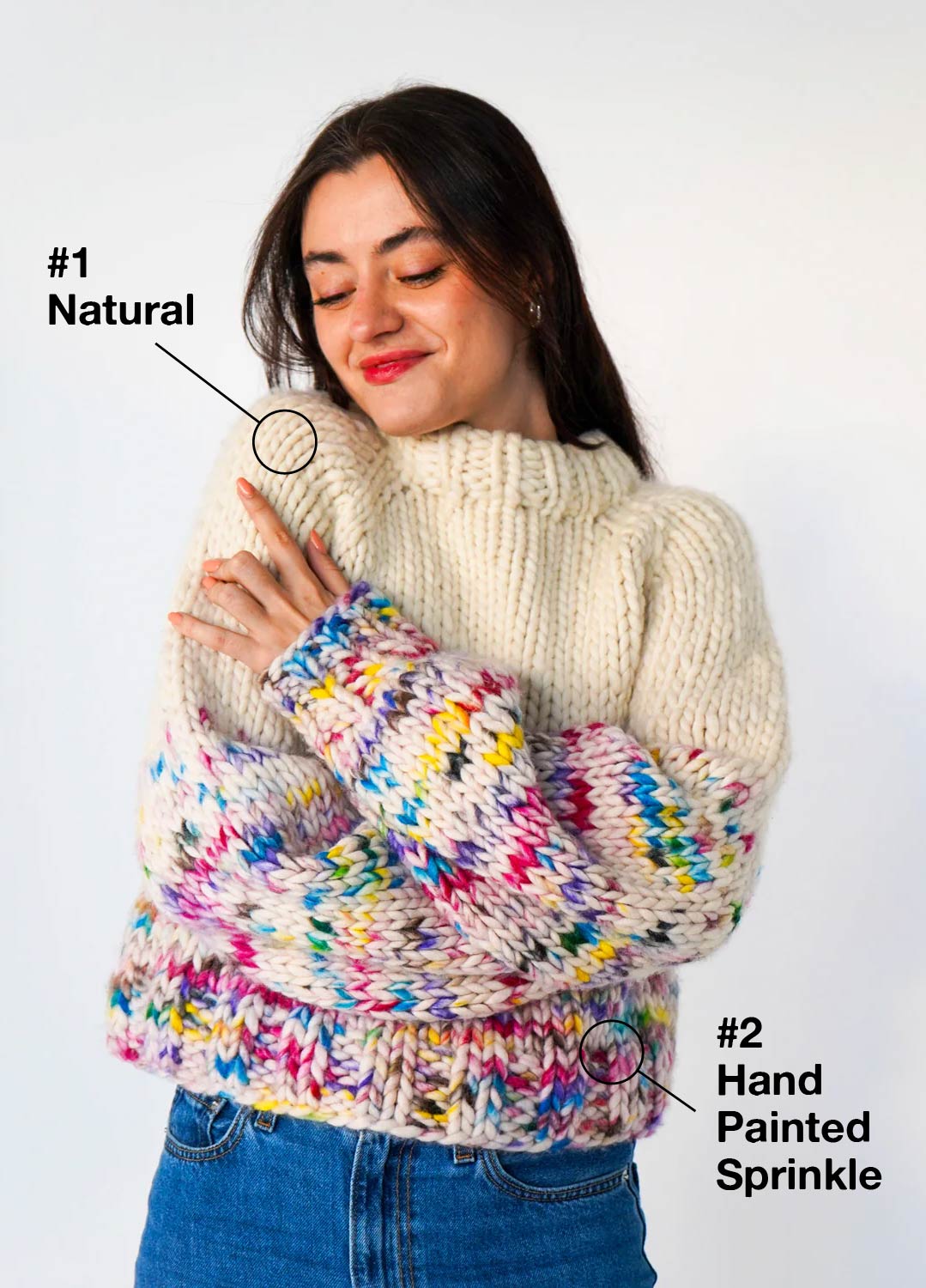Home / The Rainbow Sweater Kit x @paula.on.knits